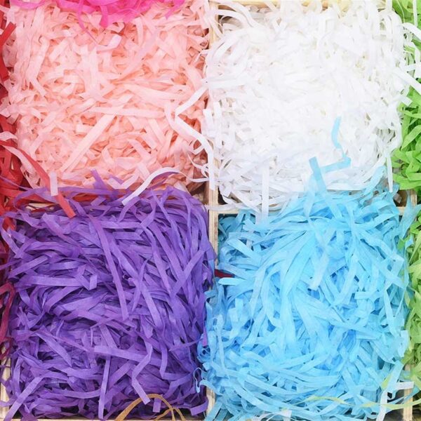 100grams Light Green Shredded Papers, Gift Box Fillers – Party Time Dubai