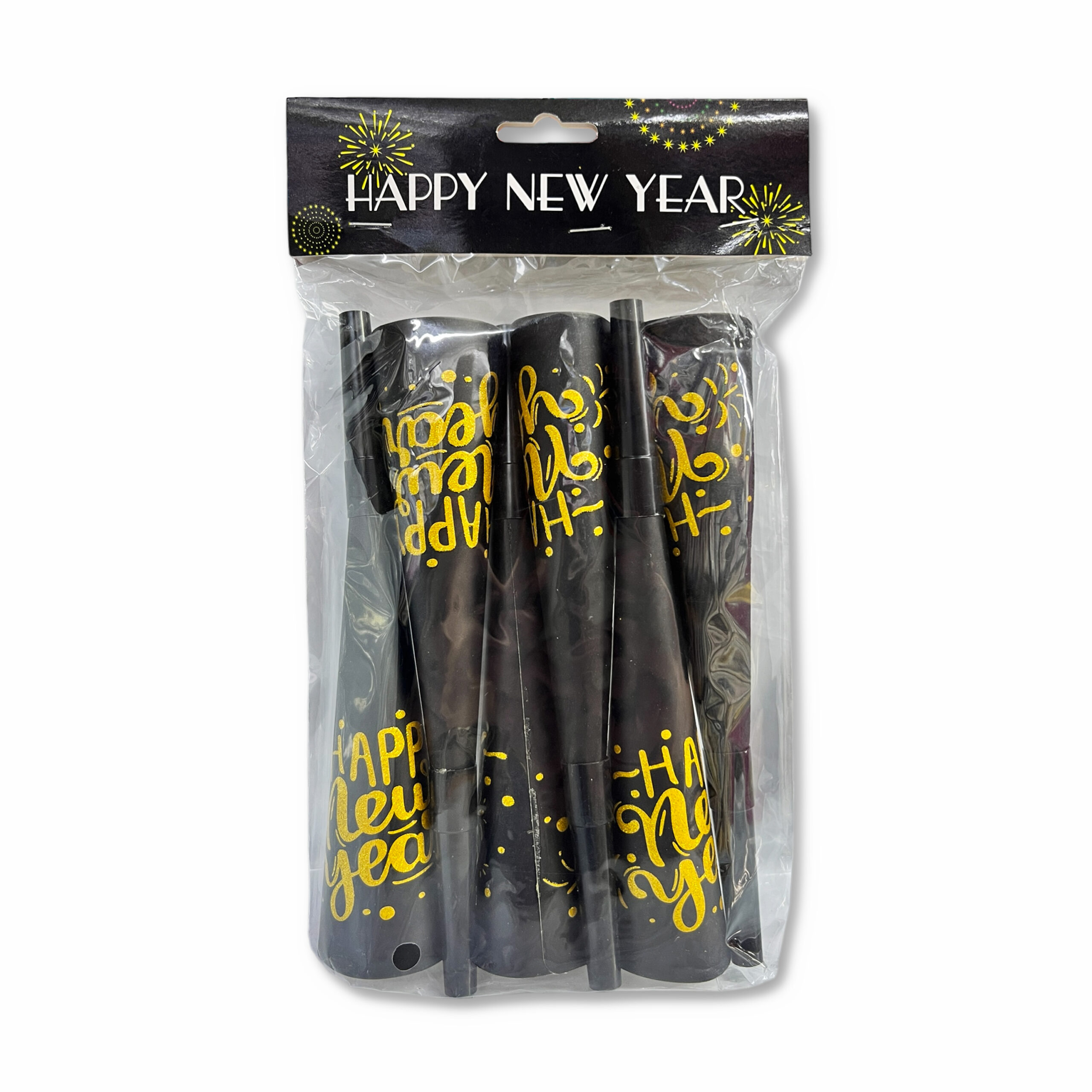 6pcs 20cm Happy New Year Party Horns, New Year’s Eve Party Favors ...